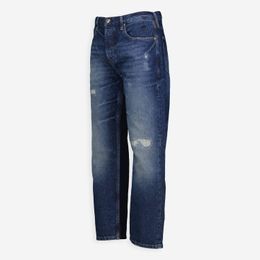 Scotch & Soda Dunkelblaue Straight Cropped Fit The Vert Jeans