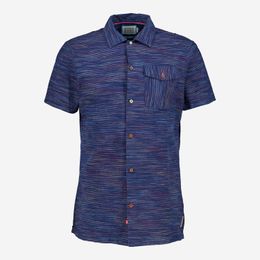 Scotch & Soda Blaues Hemd aus Leinenmischung