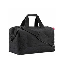 Reisenthel travelling allrounder L - Reisetasche 48 cm (smiley grey) in rhombus black | Gr.: onesize