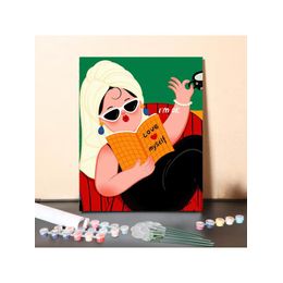 ARTNANAS DIY Malen nach Zahlen Set-"Selbstliebe Moment" | Gr.: 40x50 ohne Rahmen