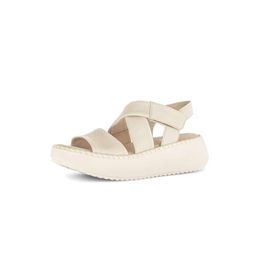 Gabor Fashion Plateau Sandalen in beige | Gr.: 40,5