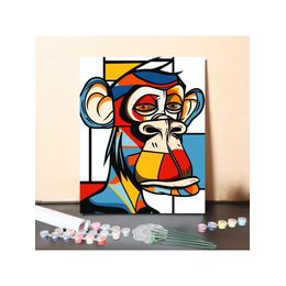 ARTNANAS DIY Malen nach Zahlen Set-"Kunstaffe" | Gr.: 40x50 ohne Rahmen