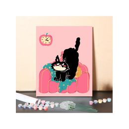 ARTNANAS DIY Malen nach Zahlen Set-"Don&rsquo;t mess with me" | Gr.: 40x50 ohne Rahmen