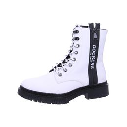 Dockers by Gerli Schn&uuml;rstiefel in Wei&szlig; | Gr.: 38