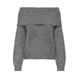 Only Pullover in Medium Grey Melange | Gr.: L