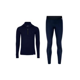 DANISH ENDURANCE Baselayer-Set Thermal w/ Halfzip in dark navy | Gr.: M