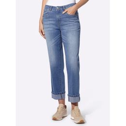 Heine 5-Pocket-Jeans in blue-stone-washed | Gr.: 42