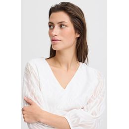 b. young Langarm-Bluse BYFRIKKE Loose fit in Off White | Gr.: 38