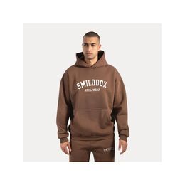 Smilodox Hoodie Kayson in Dunkelbraun | Gr.: L