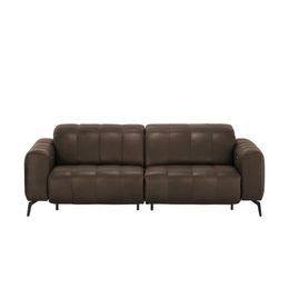 Natuzzi Editions Ledersofa mit Kopfteilverstellung Portento braun Maße (cm): B: 232 H: 78 T: 109.0 » Höffner