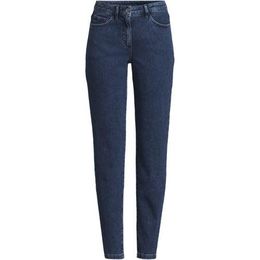 LANDS' END Skinny Jeans High Waist, Damen,  Blau, Baumwolle/Baumwoll-Mischung, by Lands' End