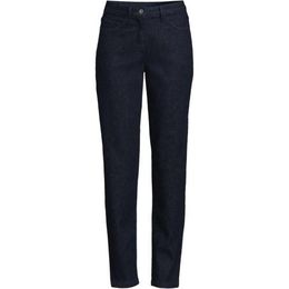 LANDS' END Slim Fit Jeans High Waist, Damen,  Blau, Baumwolle/Baumwoll-Mischung, by Lands' End