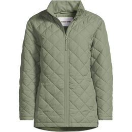 LANDS' END Featherfree Steppjacke, Damen,  Grün, by Lands' End