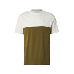 Sergio Tacchini T-Shirt 'SANTOS' Herren Gr&ouml;&szlig;e L ecru / oliv