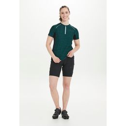 Endurance Funktionsshirt 'Weni' Damen Gr&ouml;&szlig;e XL dunkelgr&uuml;n / schwarz