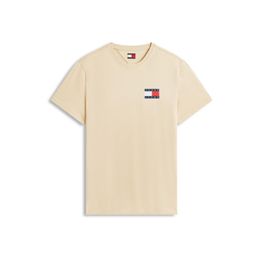 Tommy Jeans T-Shirt 'ESSENTIAL' Herren Größe XL beige / navy / rot / weiß