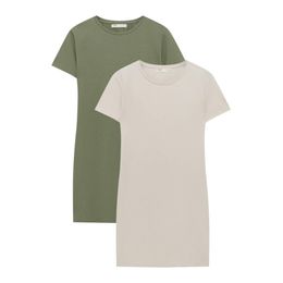 Pull&Bear Pull&bear Dress female Beige, Green size XS