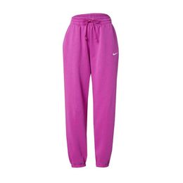 Nike Sportswear Hose 'PHNX FLC' Damen Größe 42 fuchsia / weiß