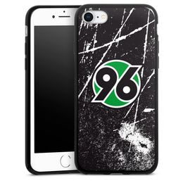 DeinDesign iPhone SE (2020) Handy Slim Case extra d&uuml;nn Silikon Handyh&uuml;lle schwarz H&uuml;lle H96 Hannover 96 Coat Of Arms Silikon Slim Case