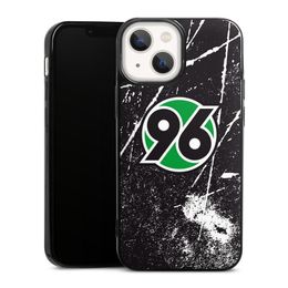 DeinDesign iPhone 13 Mini Handy Slim Case extra d&uuml;nn Silikon Handyh&uuml;lle schwarz H&uuml;lle Coat Of Arms H96 Hannover 96 Silikon Slim Case