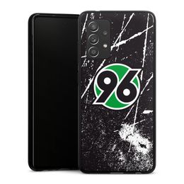 DeinDesign Galaxy A52s 5G Handy Silikon H&uuml;lle Case schwarz Handyh&uuml;lle Coat Of Arms H96 Hannover 96