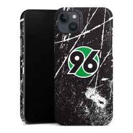 DeinDesign iPhone 14 Plus Handy Premium Case Smartphone Handyh&uuml;lle Schutzh&uuml;lle gl&auml;nzend Coat Of Arms H96 Hannover 96 Premium Case