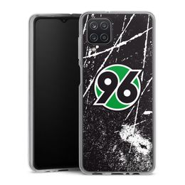 DeinDesign Galaxy A12 Handy Silikon H&uuml;lle Case transparent Handyh&uuml;lle Coat Of Arms H96 Hannover 96 Silikon Case