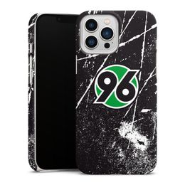 DeinDesign iPhone 13 Pro Max Handy Premium Case Smartphone Handyh&uuml;lle Schutzh&uuml;lle matt Coat Of Arms H96 Hannover 96 Premium Case