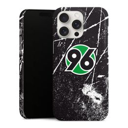 DeinDesign iPhone 15 Pro Max Handy Premium Case Smartphone Handyh&uuml;lle Schutzh&uuml;lle gl&auml;nzend Coat Of Arms H96 Hannover 96 Premium Case
