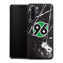 DeinDesign Huawei P30 Pro Handy Silikon H&uuml;lle Case schwarz Handyh&uuml;lle Coat Of Arms H96 Hannover 96