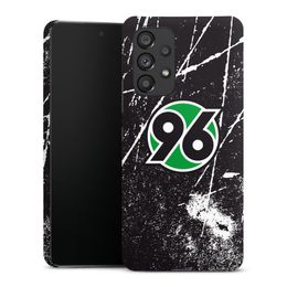DeinDesign Galaxy A53 5G Handy Premium Case Smartphone Handyh&uuml;lle Schutzh&uuml;lle matt H96 Hannover 96 Coat Of Arms Premium Case
