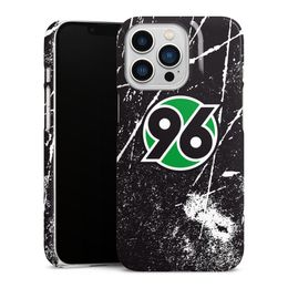 DeinDesign iPhone 13 Pro Handy Premium Case Smartphone Handyh&uuml;lle Schutzh&uuml;lle gl&auml;nzend Coat Of Arms H96 Hannover 96 Premium Case