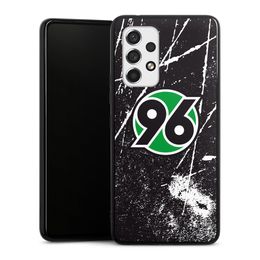 DeinDesign Galaxy A53 5G Handy Silikon H&uuml;lle Case schwarz Handyh&uuml;lle H96 Hannover 96 Coat Of Arms