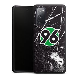 DeinDesign Galaxy S20 FE Handy Premium Silikon H&uuml;lle Handyh&uuml;lle schwarz Case H96 Hannover 96 Coat Of Arms Silikon Premium Case