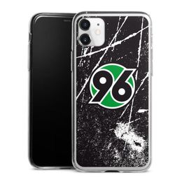 DeinDesign iPhone 11 Handy Slim Case Silikon Handyh&uuml;lle transparent H&uuml;lle extra d&uuml;nn Coat Of Arms H96 Hannover 96 Silikon Slim Case