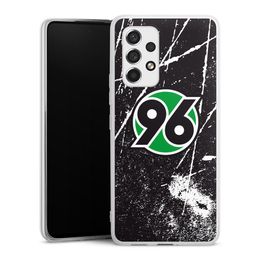 DeinDesign Galaxy A53 5G Handy Silikon H&uuml;lle Case transparent Handyh&uuml;lle H96 Hannover 96 Coat Of Arms Silikon Case