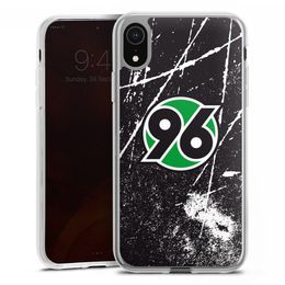 DeinDesign iPhone Xr Handy Silikon H&uuml;lle Case transparent Handyh&uuml;lle Coat Of Arms H96 Hannover 96 Silikon Case