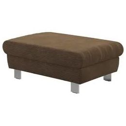 Hocker COTTA "Komaris, B: 100 cm", braun (espresso), B:100cm H:45cm T:65cm, 88% POLYESTER (PES) 12% POLYAMID (PA), Hocker, Hocker, individuell zu kombinieren
