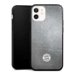 DeinDesign iPhone 12 mini Handy Slim Case extra d&uuml;nn Silikon Handyh&uuml;lle schwarz H&uuml;lle Concrete Fcb Fc Bayern M&uuml;nchen Silikon Slim Case