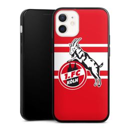 DeinDesign iPhone 12 mini Handy Slim Case extra d&uuml;nn Silikon Handyh&uuml;lle schwarz H&uuml;lle Official Licensed Product 1. Fc K&ouml;ln Coat Of Arms Silikon Slim Case
