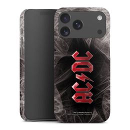 DeinDesign iPhone 17 Pro Max Handy Premium Case Smartphone Handyh&uuml;lle Schutzh&uuml;lle matt Merchandise Acdc Logo Premium Case