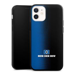 DeinDesign iPhone 12 mini Handy Slim Case extra d&uuml;nn Silikon Handyh&uuml;lle schwarz H&uuml;lle Logo Official Licensed Product Hsv Silikon Slim Case