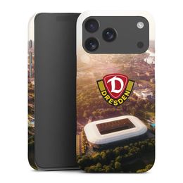 DeinDesign iPhone 17 Pro Max Handy Premium Case Smartphone Handyh&uuml;lle Schutzh&uuml;lle matt Sgd Sg Dynamo Dresden Stadium Premium Case