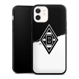 DeinDesign iPhone 12 mini Handy Slim Case extra d&uuml;nn Silikon Handyh&uuml;lle schwarz H&uuml;lle Bmg Borussia M&ouml;nchengladbach Gladbach Silikon Slim Case