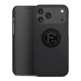 DeinDesign iPhone 17 Pro Max Handy Premium Case Smartphone Handyh&uuml;lle Schutzh&uuml;lle matt F95 Fortuna D&uuml;sseldorf Logo Premium Case