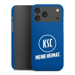 DeinDesign iPhone 17 Pro Max Handy Premium Case Smartphone Handyh&uuml;lle Schutzh&uuml;lle matt Karlsruher Sc Statement Ksc Premium Case
