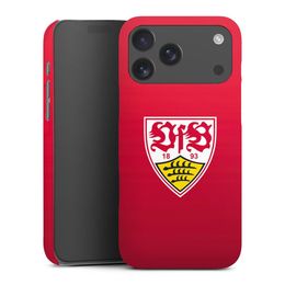 DeinDesign iPhone 17 Pro Max Handy Premium Case Smartphone Handyh&uuml;lle Schutzh&uuml;lle matt Logo Official Licensed Product Vfb Stuttgart Premium Case