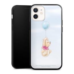 DeinDesign iPhone 12 mini Handy Slim Case extra d&uuml;nn Silikon Handyh&uuml;lle schwarz H&uuml;lle Winnie The Pooh Official Licensed Product Disney Silikon Slim Case
