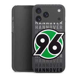 DeinDesign iPhone 17 Pro Max Handy Premium Case Smartphone Handyh&uuml;lle Schutzh&uuml;lle matt H96 Hannover 96 Official Licensed Product Premium Case