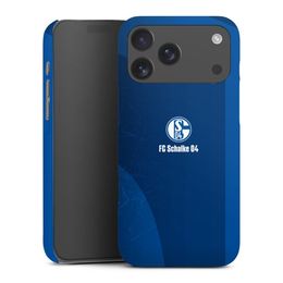 DeinDesign iPhone 17 Pro Max Handy Premium Case Smartphone Handyh&uuml;lle Schutzh&uuml;lle matt Official Licensed Product Bundesliga Fc Schalke 04 Premium Case